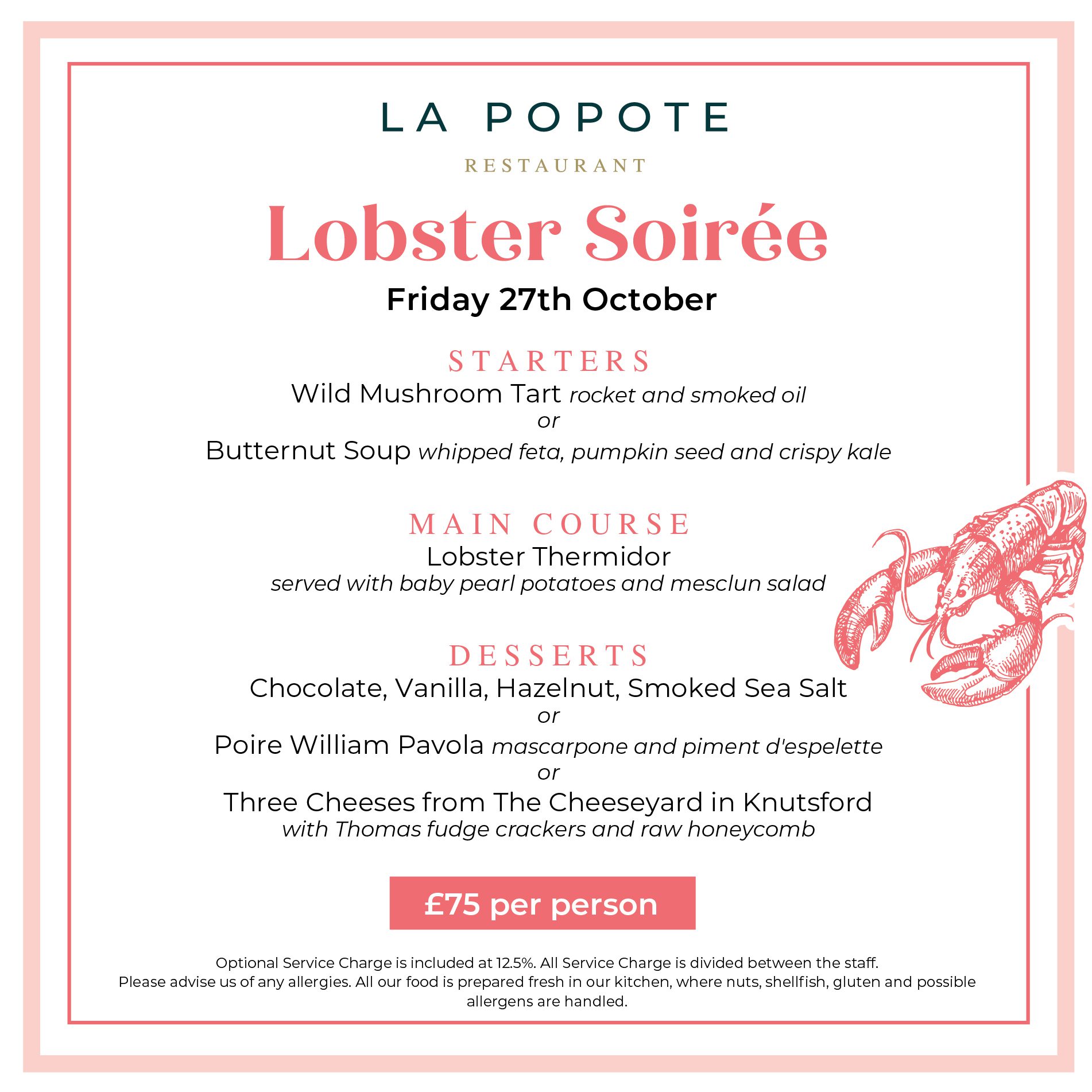 Indulge in Opulence: La Popote's Lobster Soiree Extravaganza - La ...