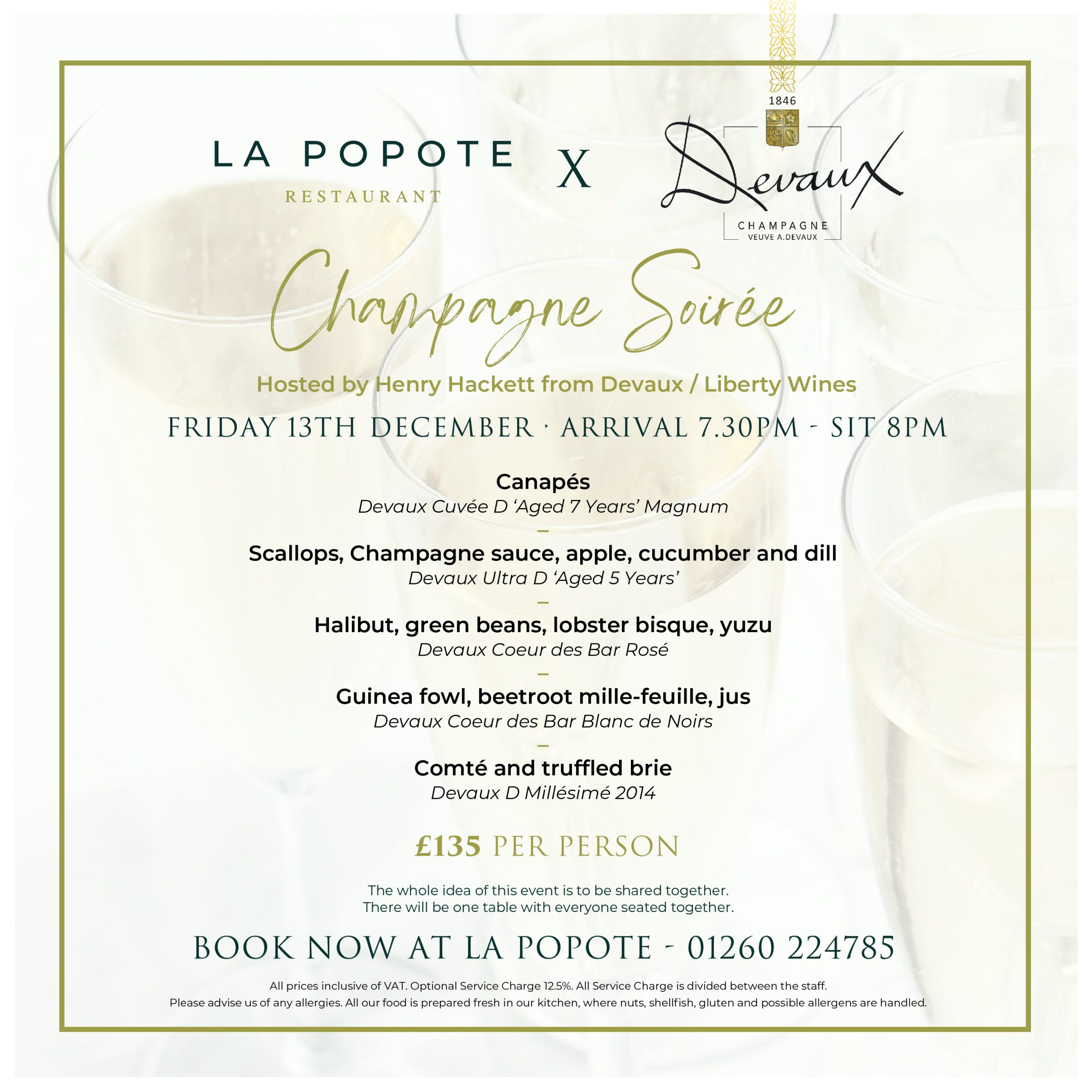 Menu | French Restaurant | La Popote
